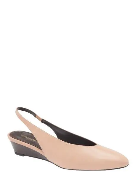 Jeffrey Campbell Snoop Slingback Wedge Pump - Light Pink