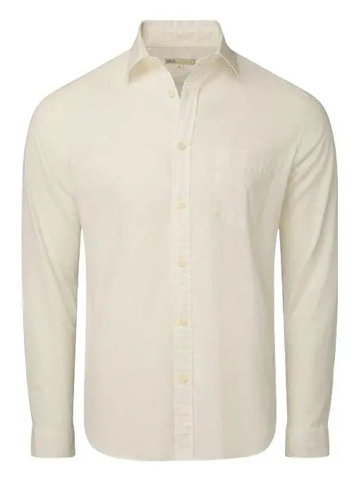 Onia Garment Dye Cotton Voile Shirt - White