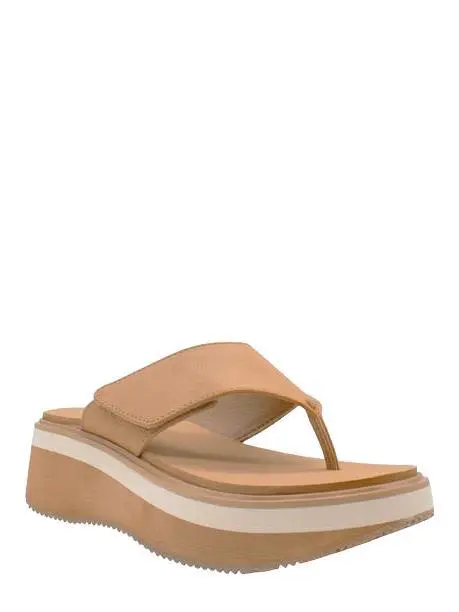 VOLATILE Shitake Platform Wedge Sandal - Tan
