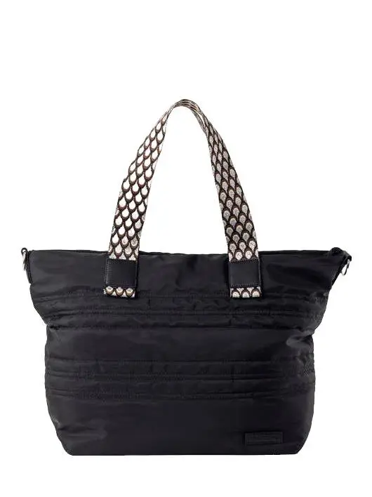URBAN ORIGINALS Hear The Music Nylon Tote - Black