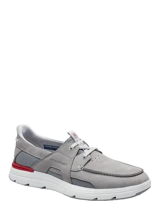 Rockport Seadon Boat Shoe - Light Grey