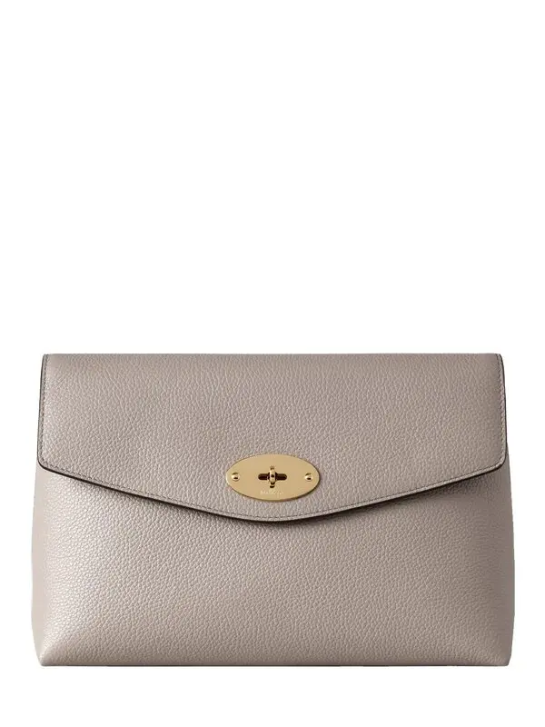 Mulberry Large Darley Cosmetic Pouch - Cashmere Taupe