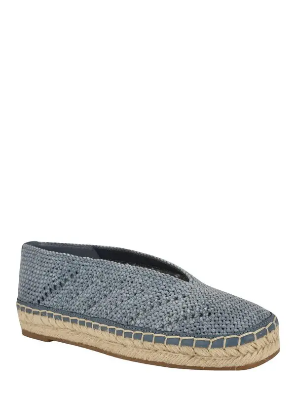 Nine West Rorie Woven Espadrille - Medium Blue