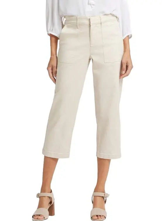 NYDJ Straight Leg Utility Capri Pants - White Creek