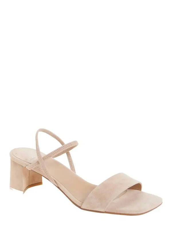 Jeffrey Campbell Adapt Ankle Strap Sandal - Beige Suede