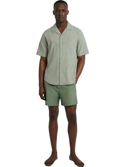 Onia Stretch Yarn Dyed Vacation Shirt - Sage