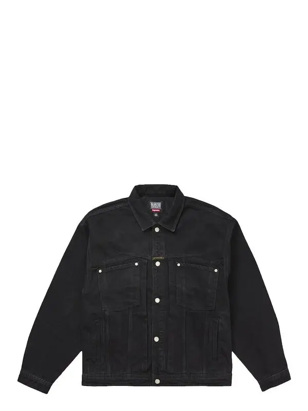 Supreme Marithé + François Girbaud Xseam Denim Trucker Jacket - Black
