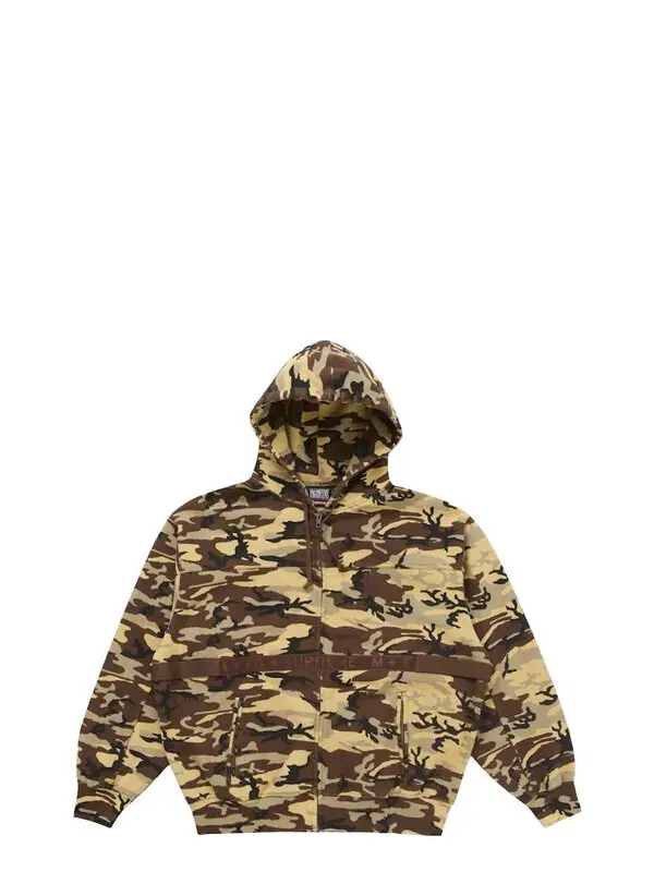 Supreme Marithé + François Girbaud Zip Up Hooded Sweatshirt - Camo