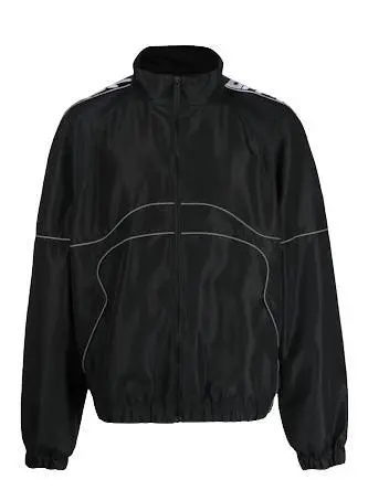 Off-White Logoband Piping Track Jacket - Black