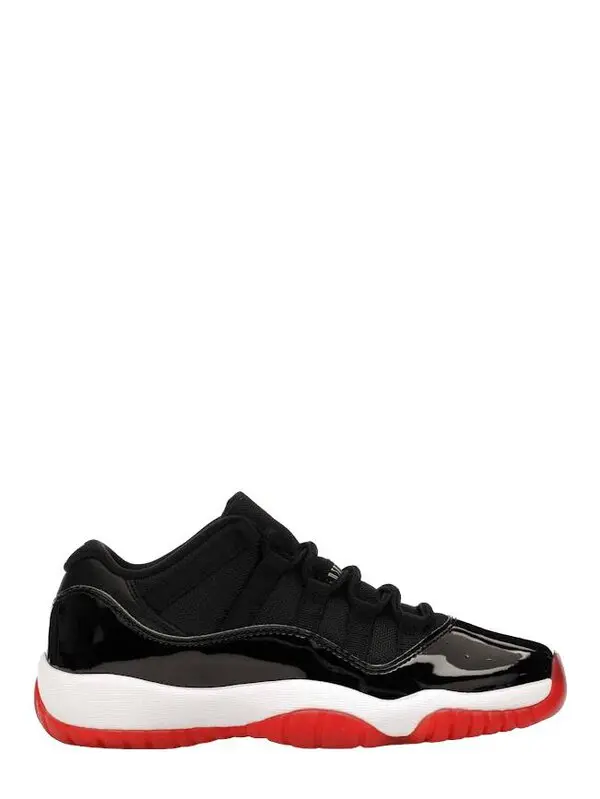 JORDAN 11 Retro Low Bred - Black/white/varsity Red