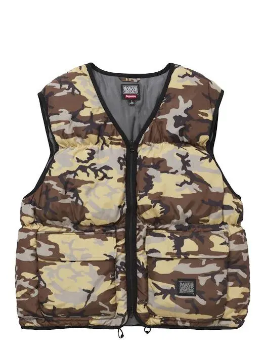 Supreme Marithé + François Girbaud Down Puffer Vest - Camo