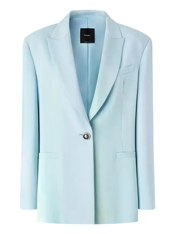 Pinko Notch Lapels Blazer - Blue