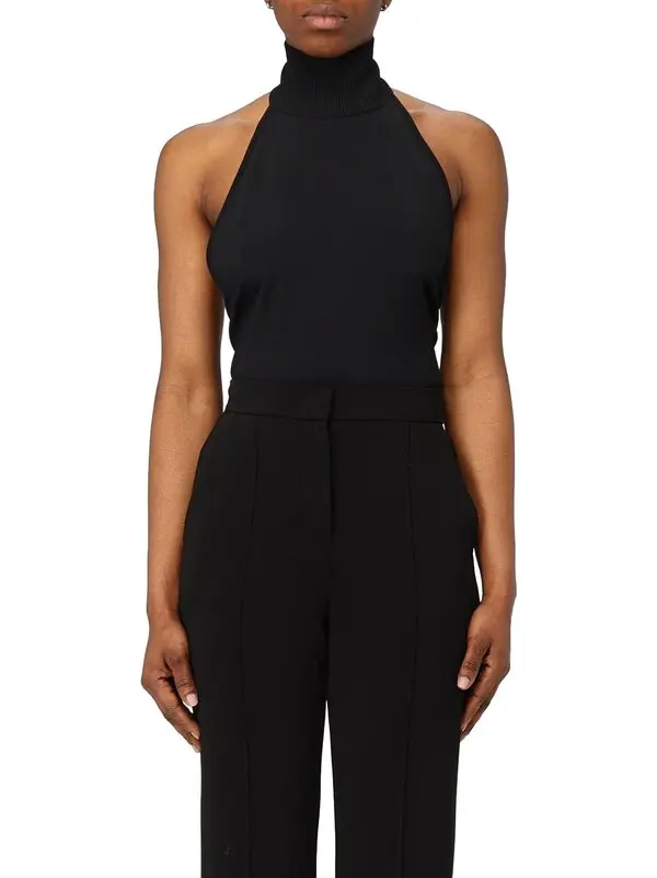 Max Mara Sleeveless Turtleneck Top - Black