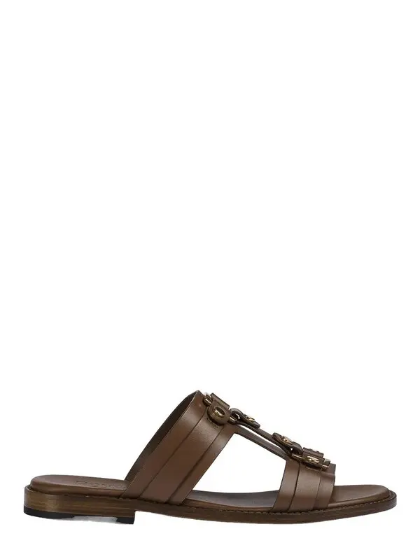 DOUCAL'S Flat Sandal - Brown