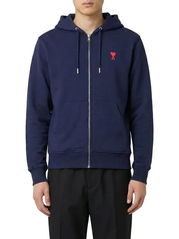 Ami Full Zip Sweatshirt - Blue