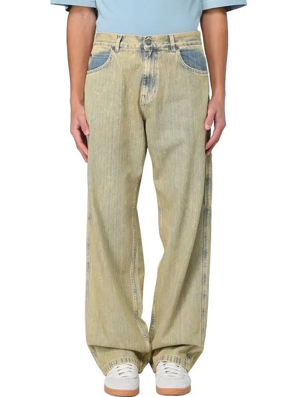 BONSAI Wide Leg Jeans - Green