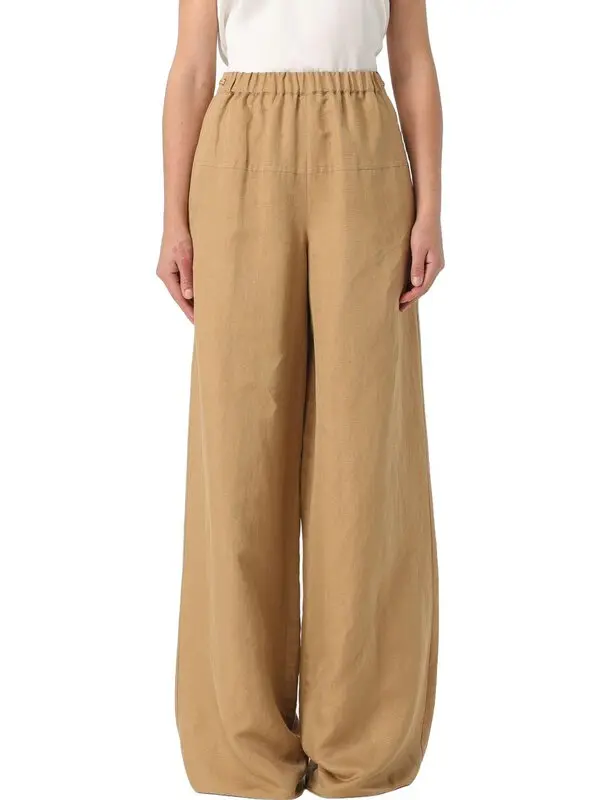 Max Mara Wide Leg Pants - Brown