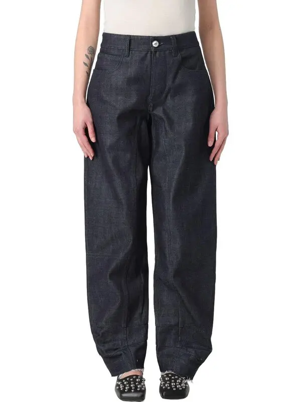 JIL SANDER Wide Leg Jeans - Black