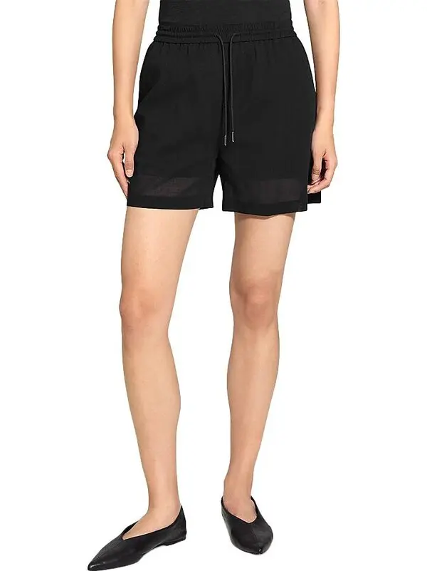 Theory Drawstring Shorts - Black
