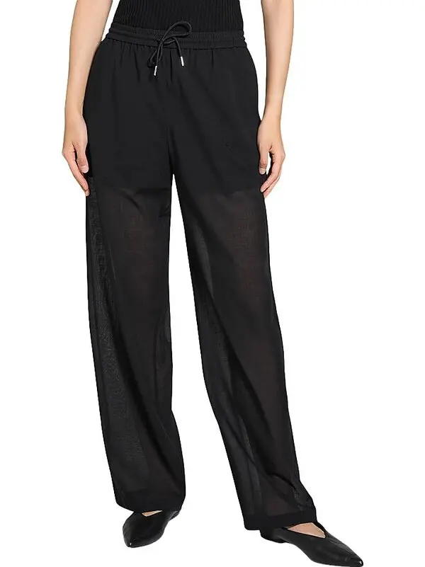 Theory Drawstring Pants - Black