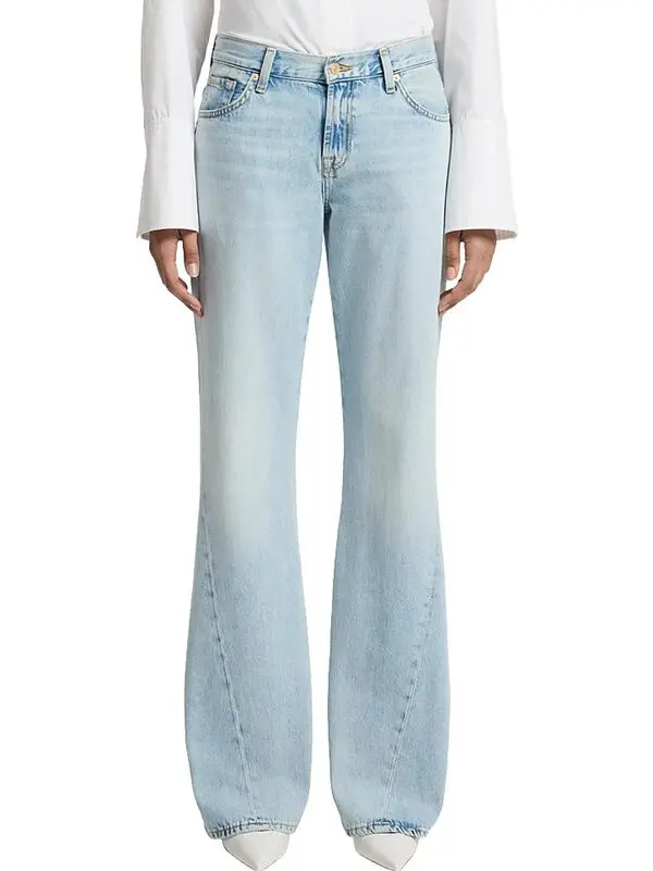 7 For All Mankind Spencer High-rise Kick Flare Jeans - Tempe