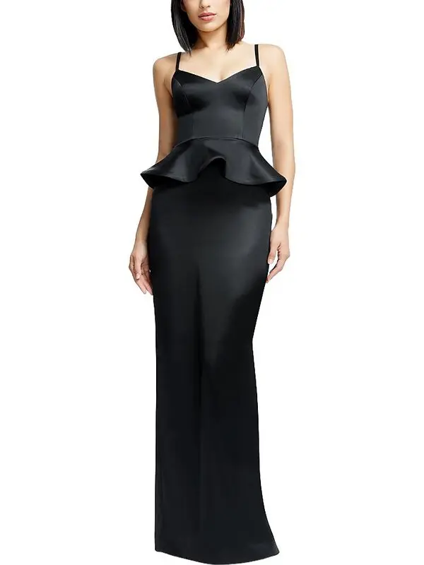 Dress The Population Akiah Gown - Black