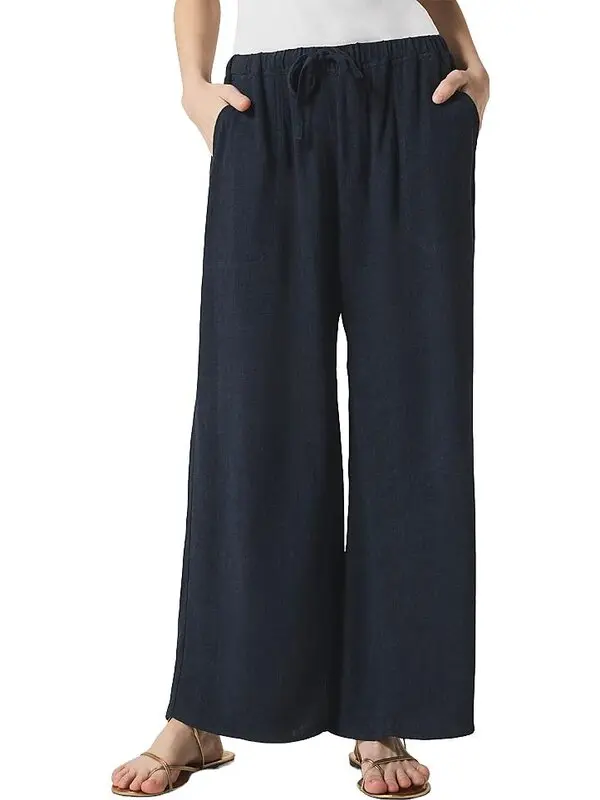 Splendid Coastal Wide Leg Pants - Navy
