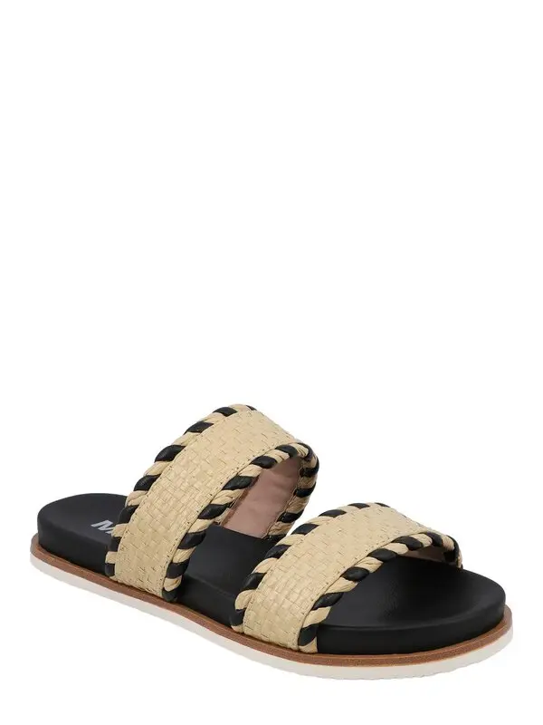 Mia Vella Two-strap Sandals - Natural/ Brown