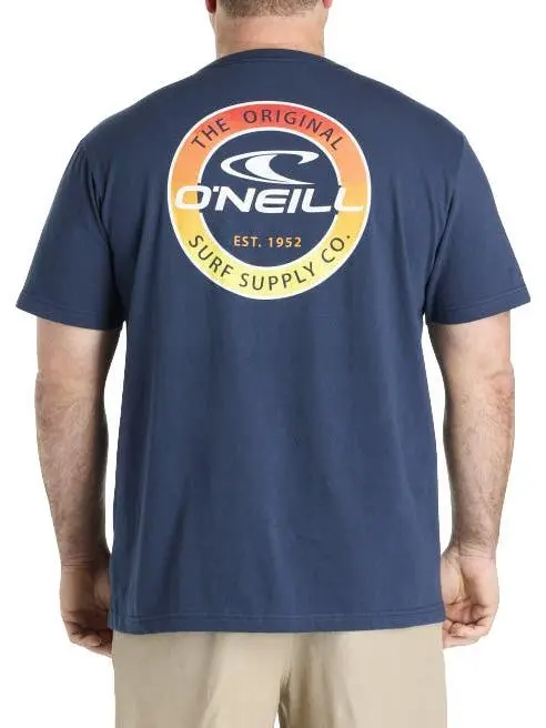 O'Neill Big & Tall Coin Flip Graphic Tee - Navy