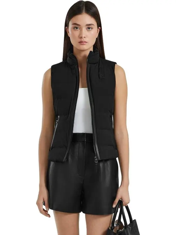 Rudsak Gabriella Light Down Quilted Vest - Black