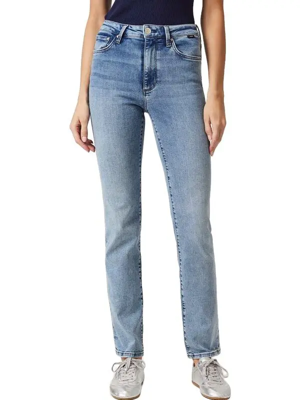 MAVI Kendra Straight Leg Jeans - Light Brushed Tribeca