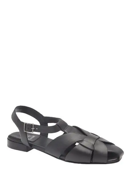 Jeffrey Campbell Reverie Fisherman Sandals - Black