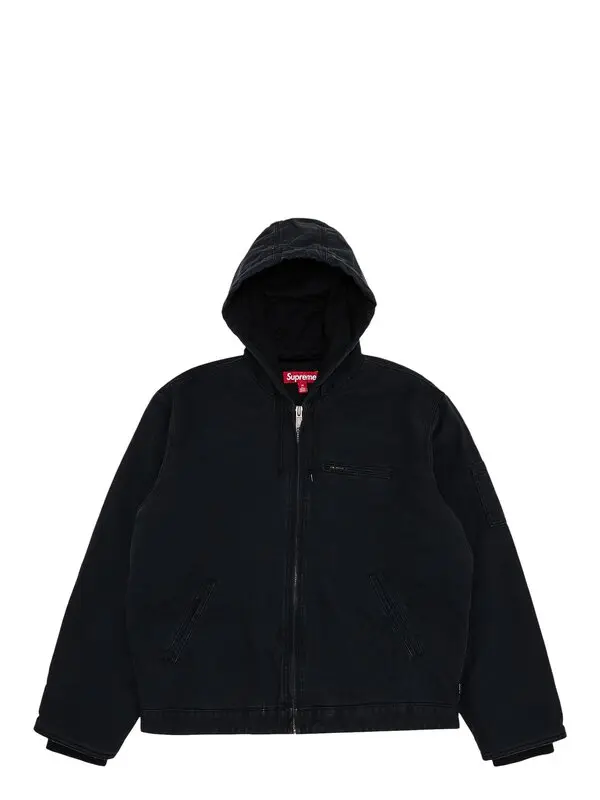 Supreme X Thrasher Hooded Work Jacket - Black