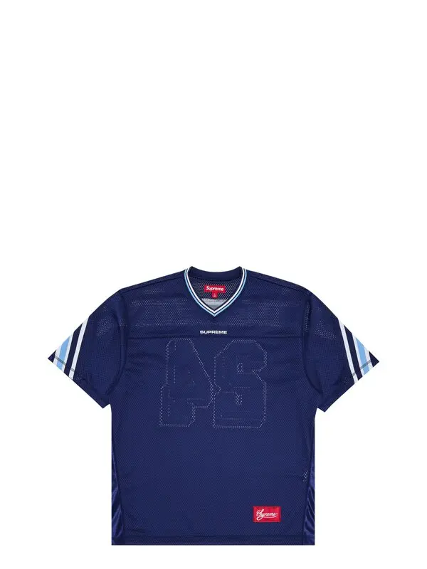 Supreme Jacquard Rib Football Jersey - Blue