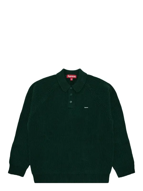 Supreme Small Box Polo Sweater - Green