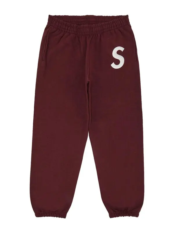 Supreme S Logo Sweatpant - Red