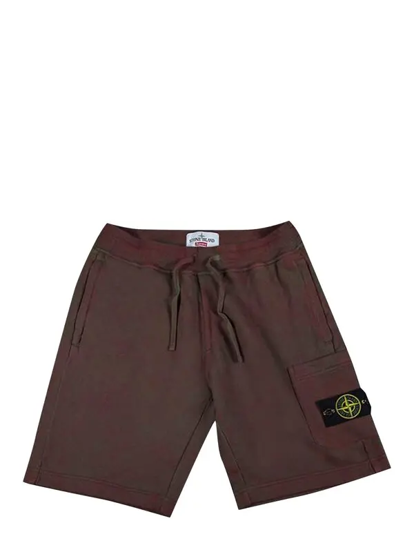 Supreme Stone Island Sweatshorts - Red