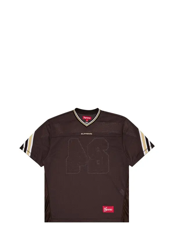Supreme Jacquard Rib Football Jersey - Brown