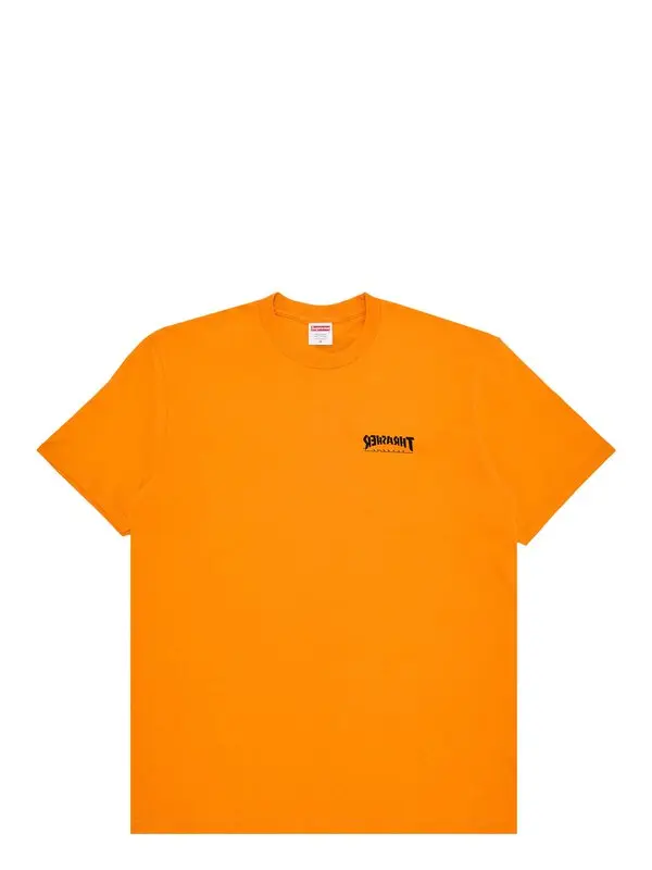 Supreme X Thrasher Cross Tee - Orange
