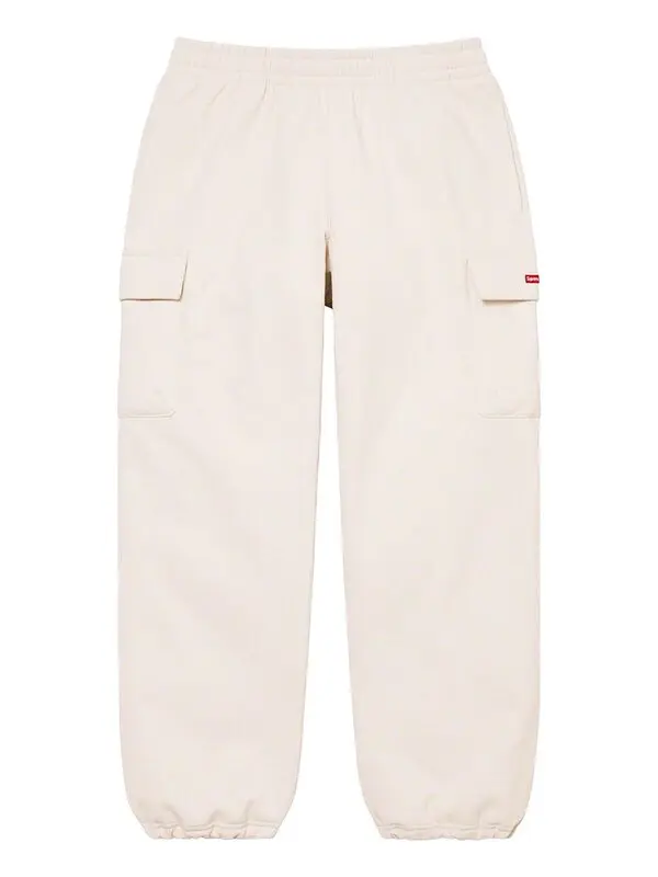 Supreme Small Box Cargo Sweatpant 'clay - Cream