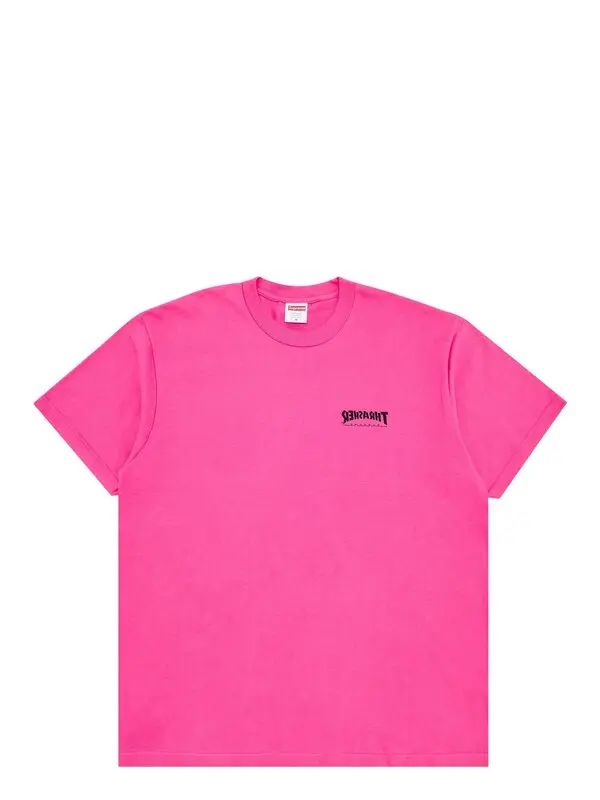 Supreme X Thrasher Cross Tee 'fuchsia - Pink
