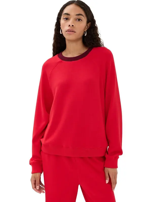 LE BOP Helene Sweatshirt - Crimson