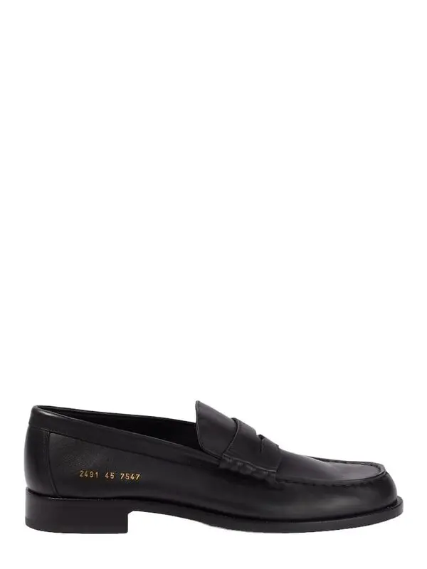 COMMON PROJECTS Leather Penny Loafers - Black