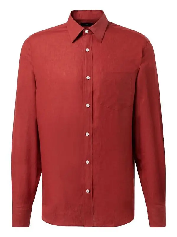 Dunhill Linen Shirt - Red