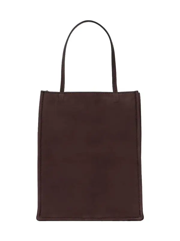 THE ROW Small Suede Tote Bag - Brown