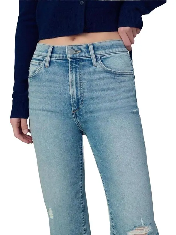 JOE & APOS;S JEANS Joe's Jeans The Blake Cropped Wide-leg Jeans - Immaculate
