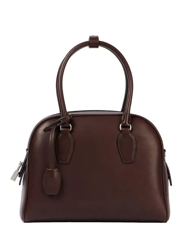 THE ROW India Leather Tote Bag - Brown