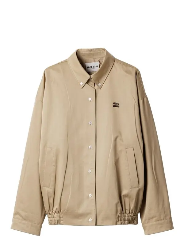 Miu Miu Chino Cloth Blouson Jacket - Cord