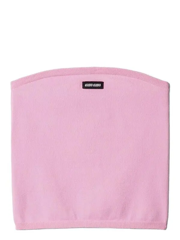 Miu Miu Viscose Top - Pink