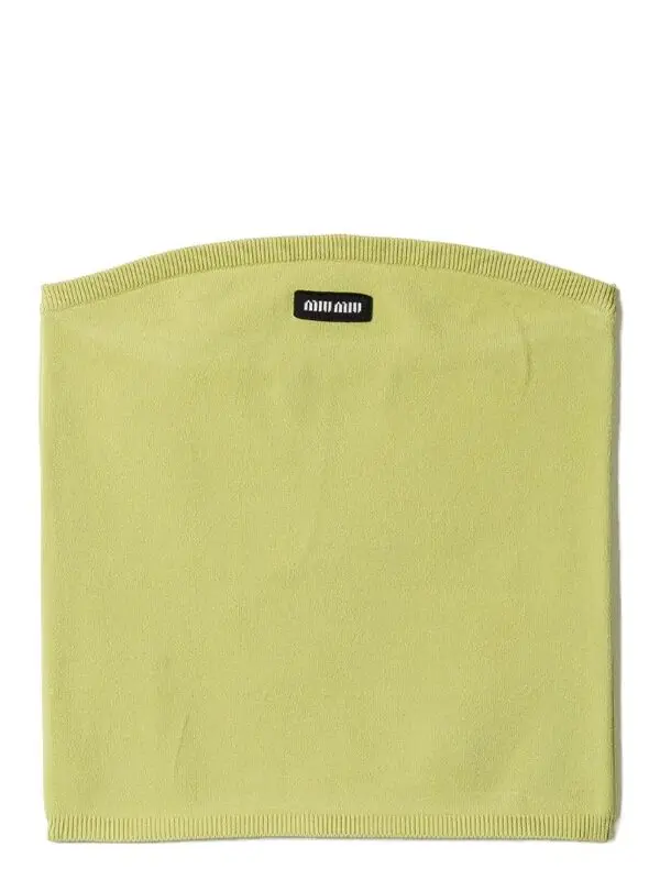 Miu Miu Viscose Top - Pistachio Green